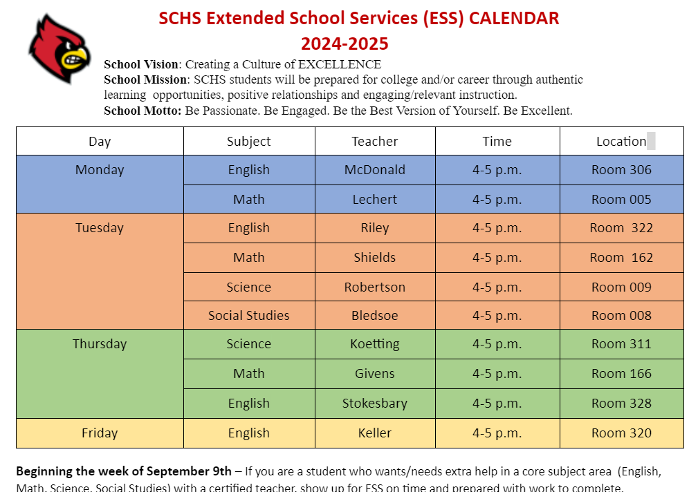 Counseling Department | SCHS Cards